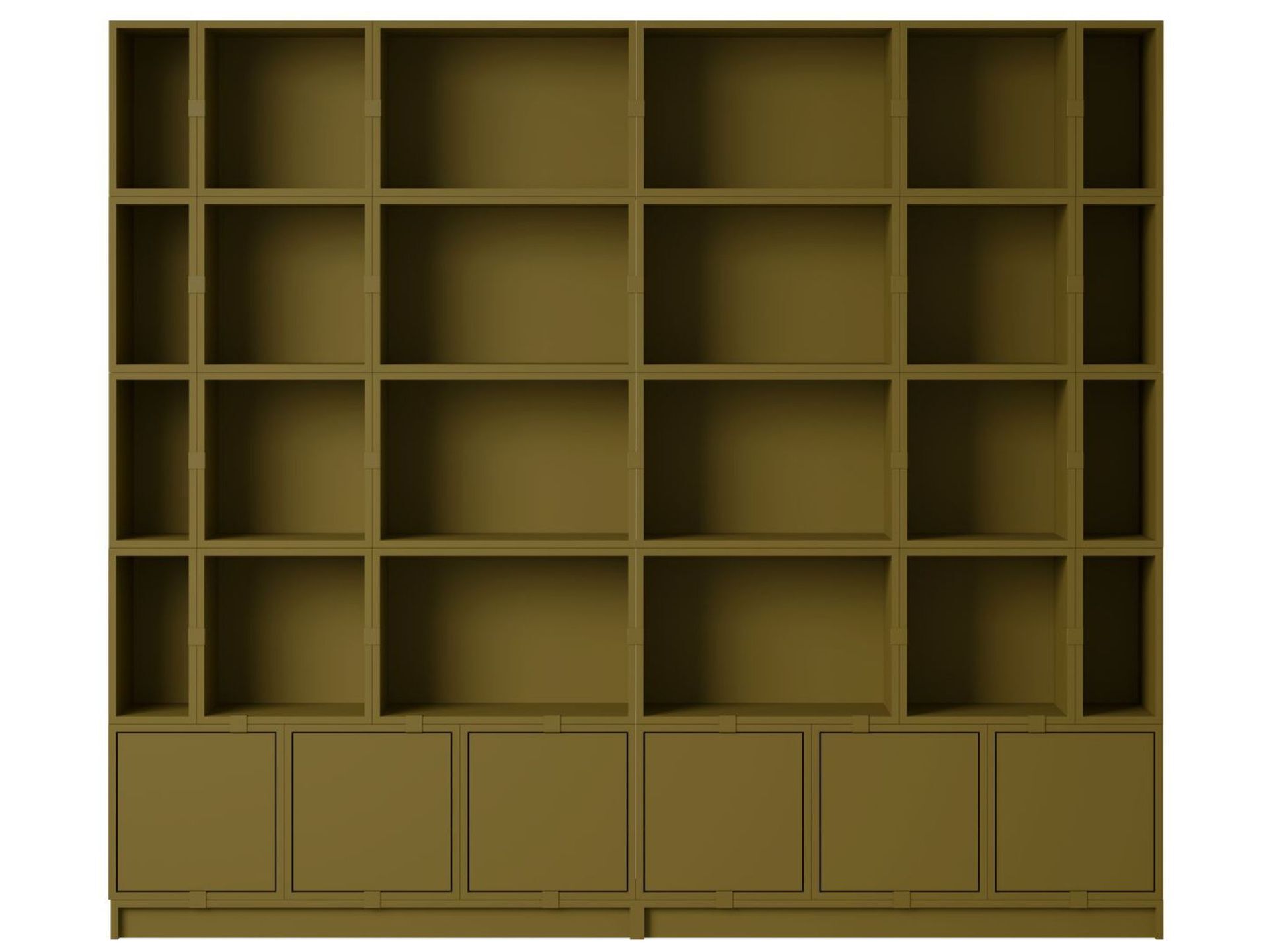 Stacked Storage System | Bibliothèque - Configuration 1 - Muuto ...